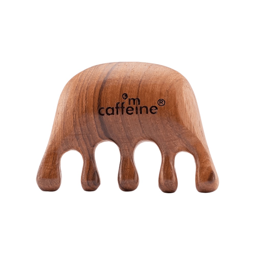 MCaffeine Wooden Scalp Massager Comb (Brown) Price - Buy Online at Best ...