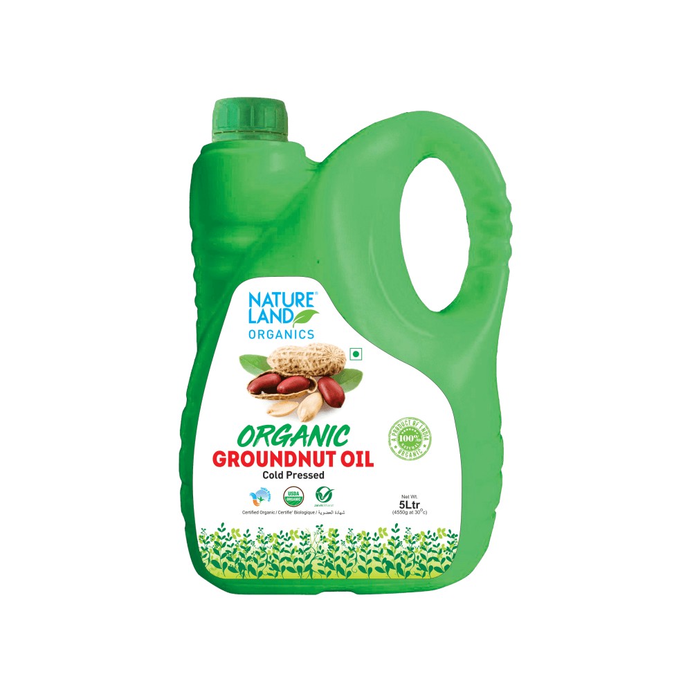 Natureland Cold Pressed Organic Groundnut Oil Price - Buy Online at ...