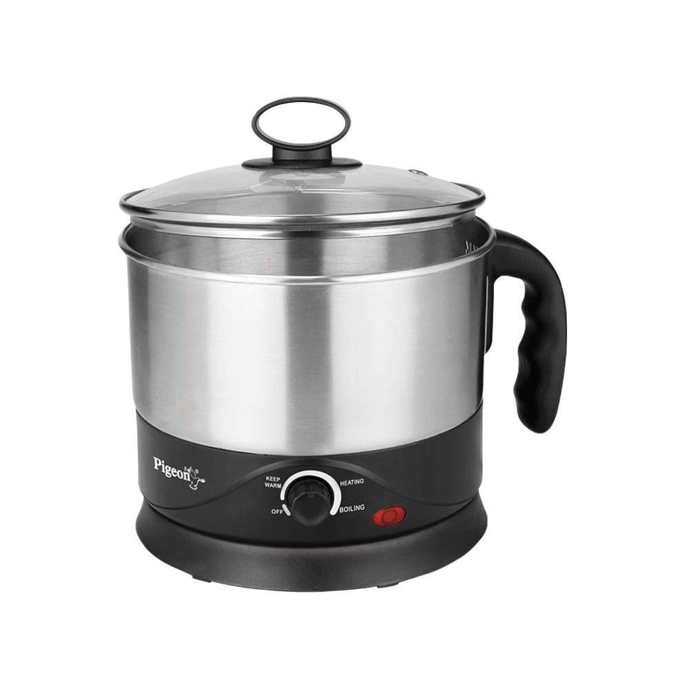 Pigeon Multi Purpose Kettle (600W, FAV Kessel, Black & Silver) Price ...