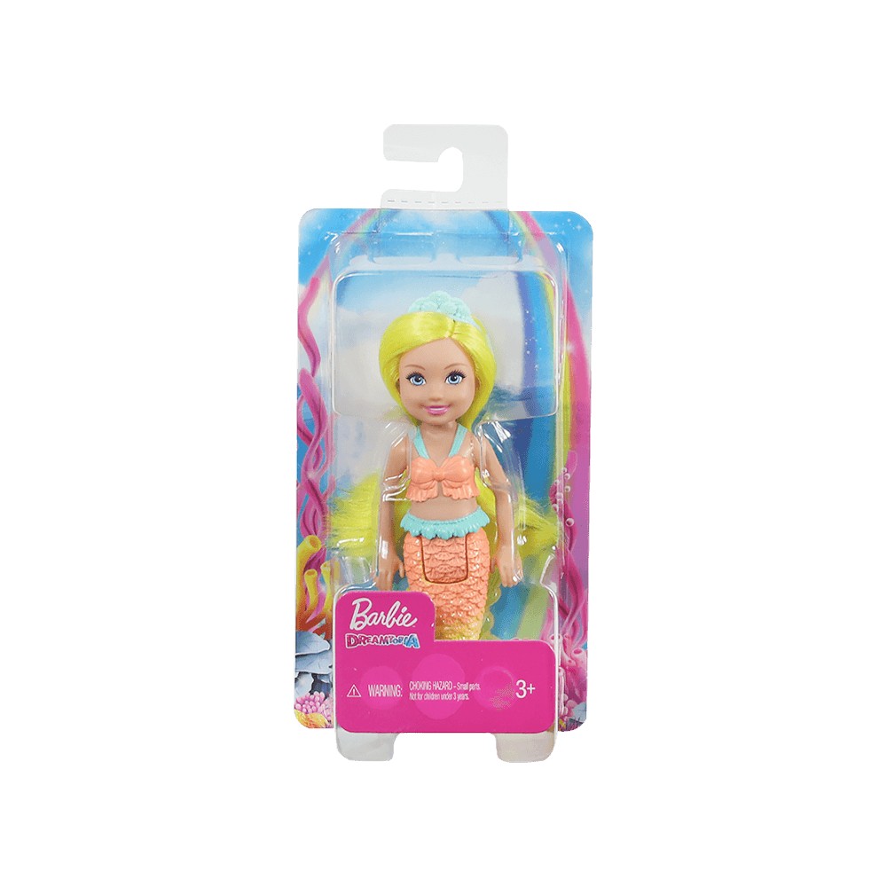 Barbie Dreamtopia Chelsea Mermaid Doll 6.5-inch with Yellow Hair and ...
