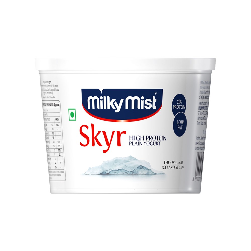 Milky Mist Skyr High Protein Plain Yogurt Price - Buy Online at Best ...