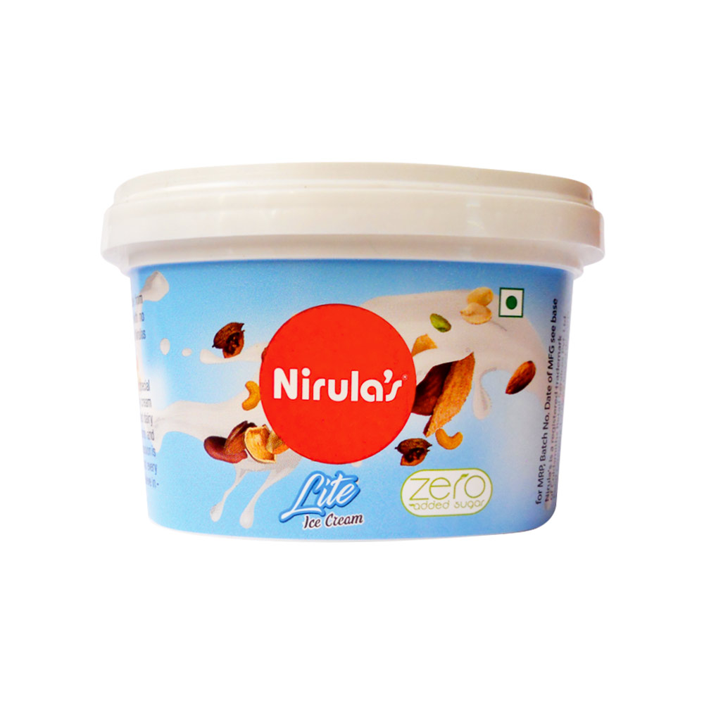 Nirula's Zafrani Badam Pista Lite Ice Cream Cup - Pack of 2 Price - Buy ...