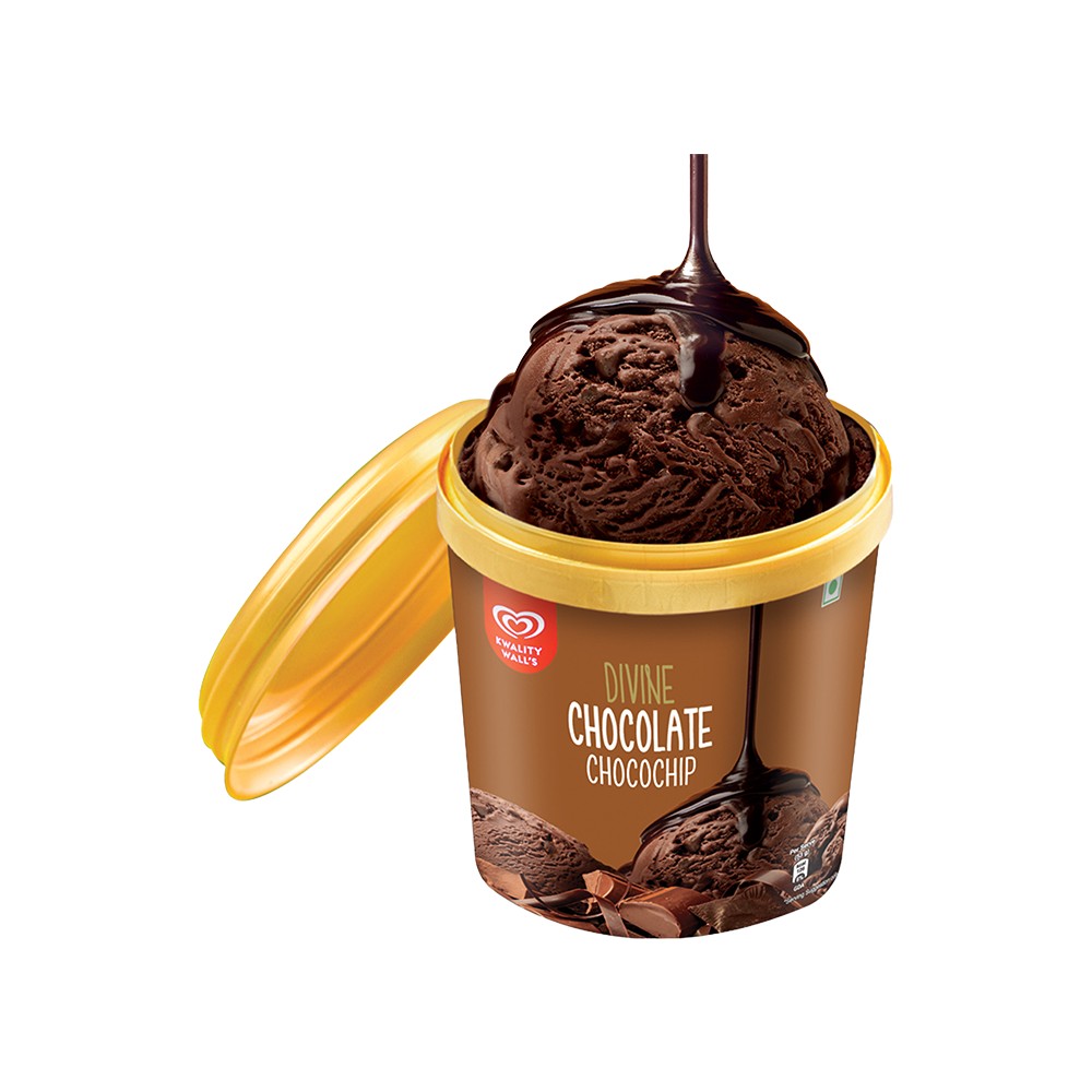 Kwality Walls Divine Chocolate Chocochip Frozen Dessert Cup Price - Buy ...