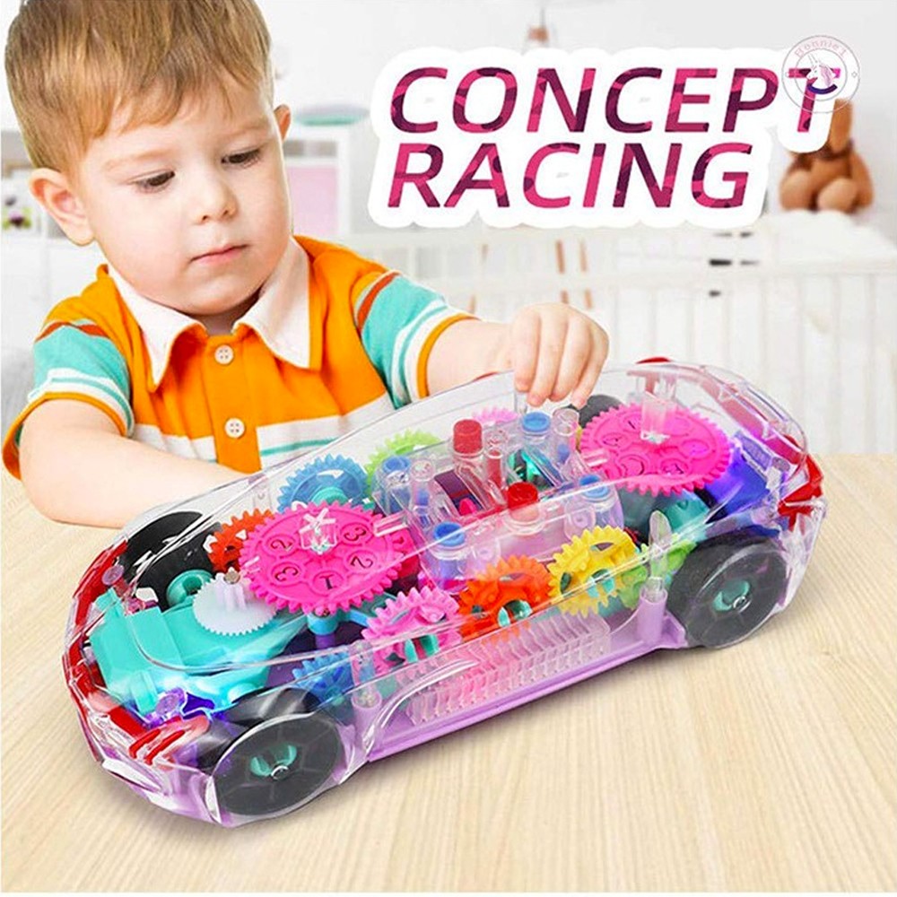 Toyshine Transparent Car Musical Toy with 3D Lights Price - Buy Online ...