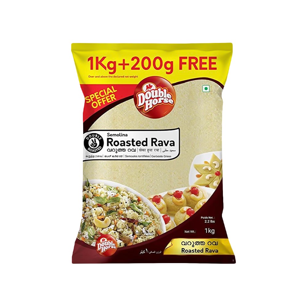 Double Horse Roasted Rava Price - Buy Online at Best Price in India