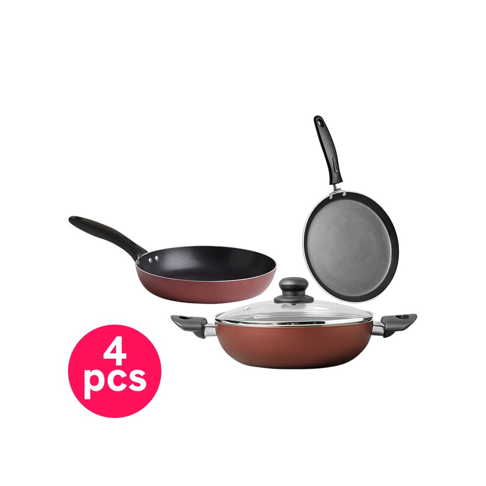 Fackelmann Royale Range 4 Pieces Cookware Set (Non Stick - Alluminium ...