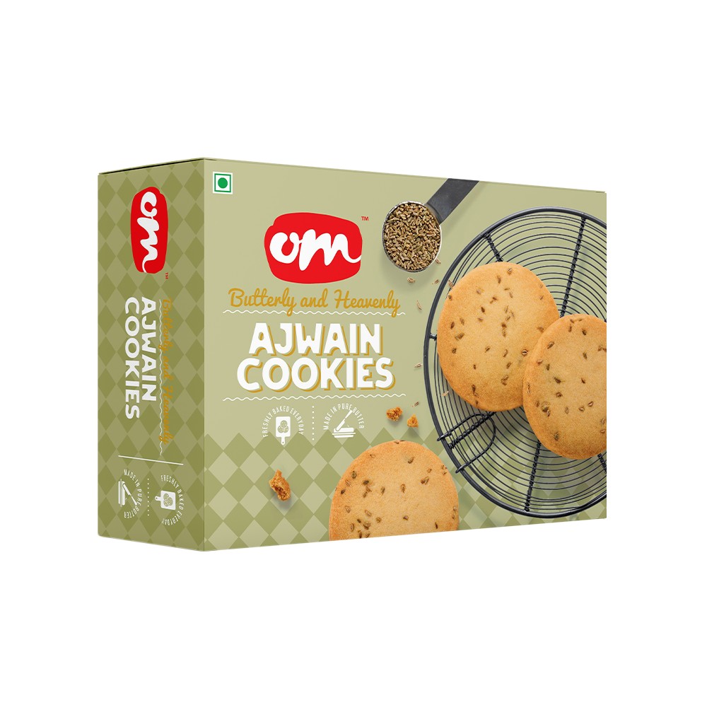 Om Sweets Ajwain Cookies Price - Buy Online at ₹135 in India
