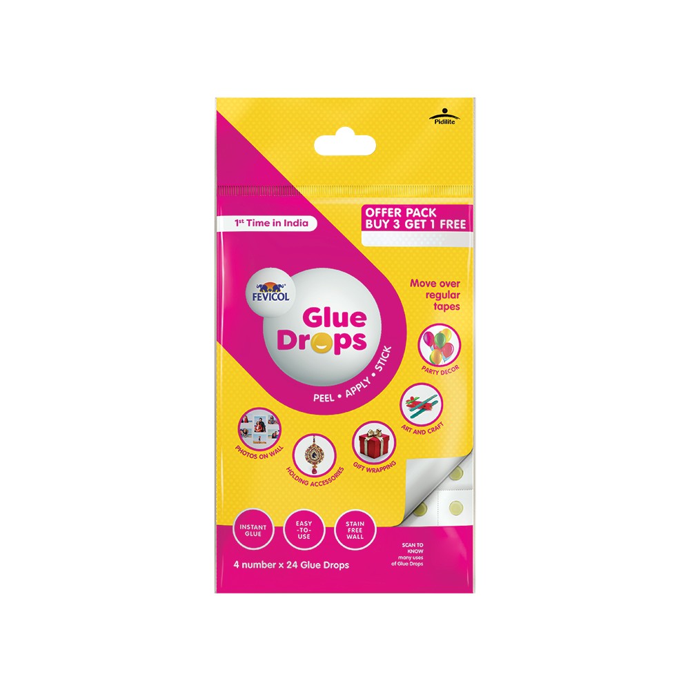 Fevicol Instant And Non Messy Glue Drops - Buy 3 Get 1 Free Price - Buy ...