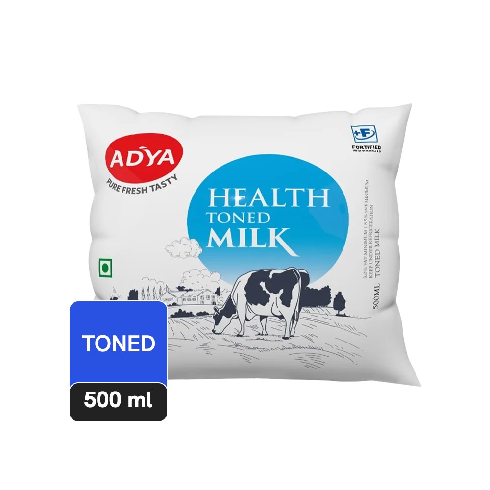 Adya Dairy Health Toned Fresh Milk Price - Buy Online at Best Price in ...