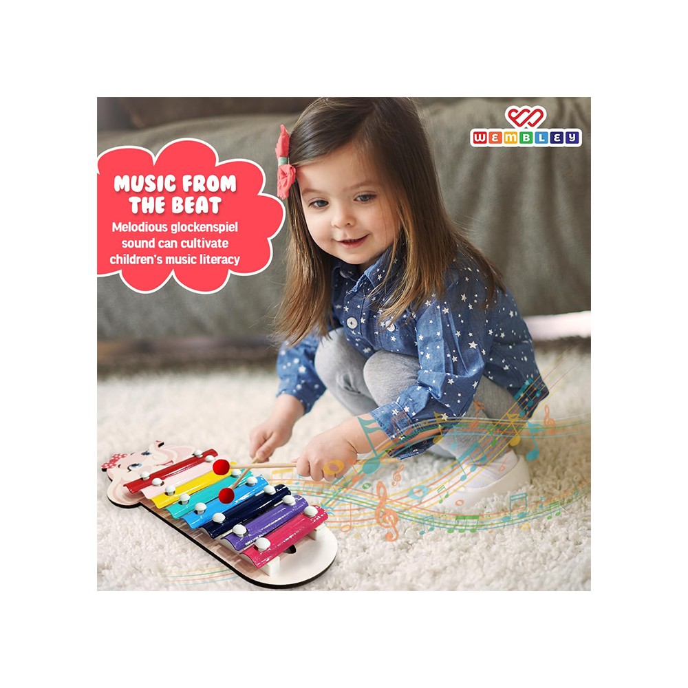 Wembley Elephant Wooden Xylophone Instrument Musical Toy Price - Buy ...