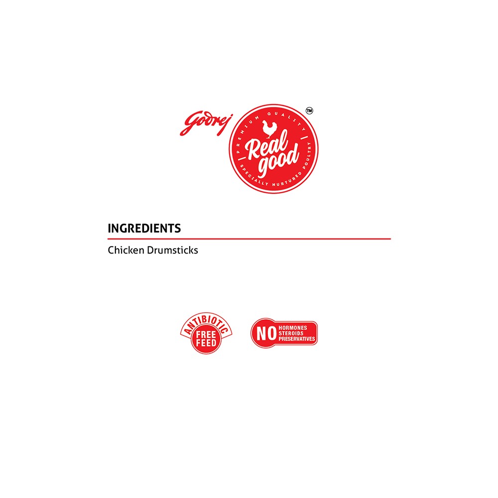 Godrej Real Good Real Good Chicken Drumstick + Real Good Chicken Breast ...