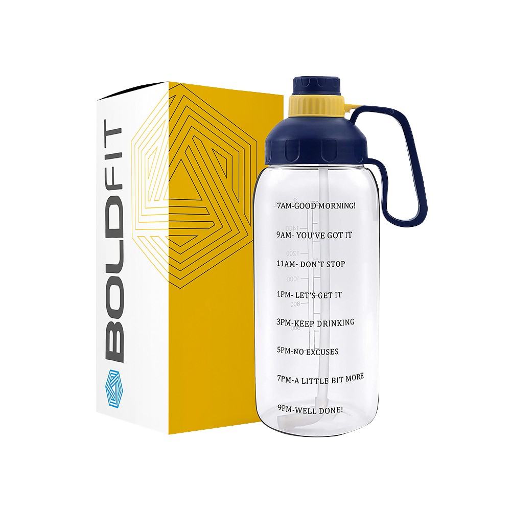 Boldfit Gym Gallon Plastic Bottle - 2 L (Mega White) Price - Buy Online ...