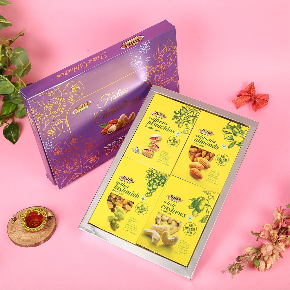 Tulsi Festive Celebrations Dry Fruits Gift Box Price - Buy Online at ...