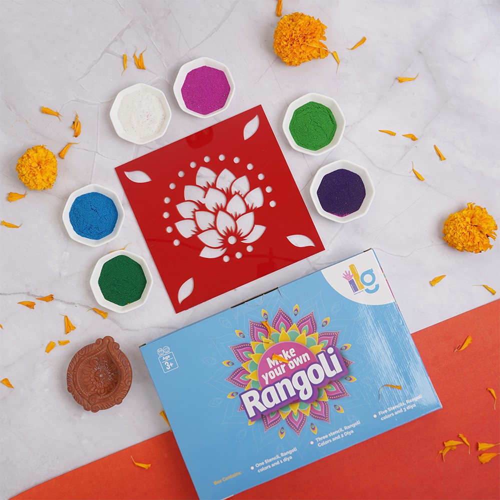 ilearnngrow Traditional Rangoli Kit (Multicolour) Price - Buy Online at ...