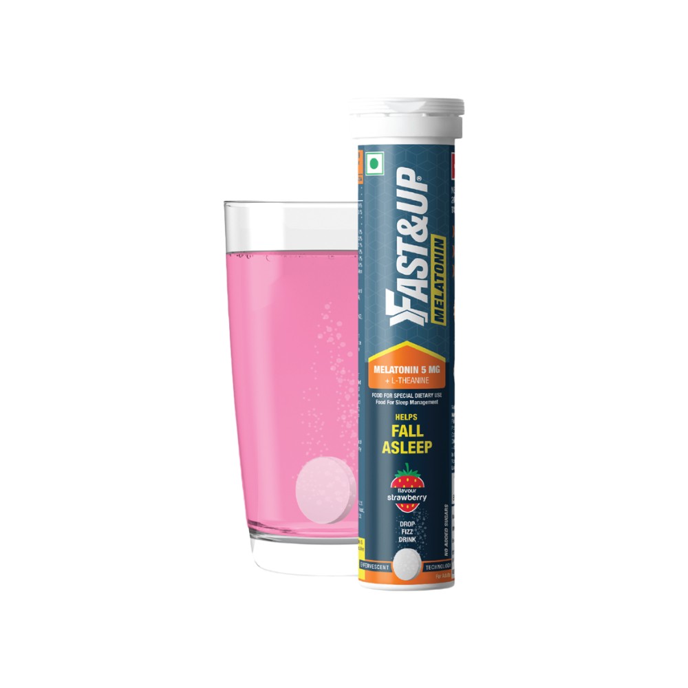 Fast&Up Melatonin Natural Sleep Supplement (Strawberry Flavour) Price ...