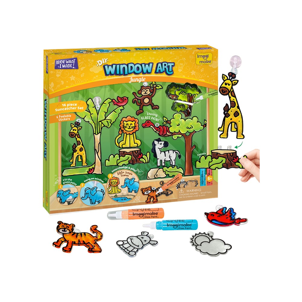 Imagimake DIY Jungle Window Art & Craft Game (Multicolor) Price - Buy ...