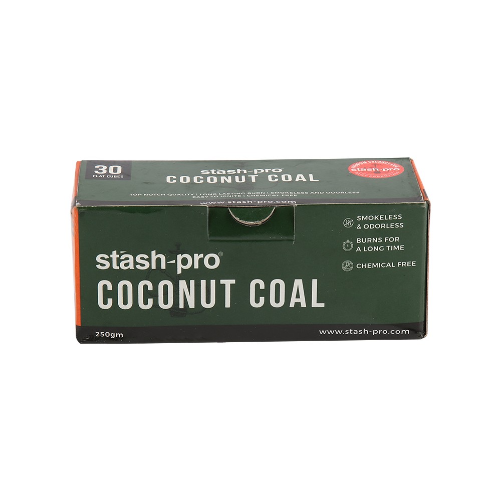 Flat Coconut Hookah Coal Cubes by Stash Pro Price - Buy Online at ₹140 ...