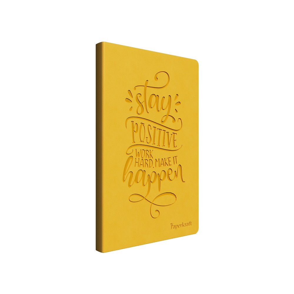 Paperkraft Unruled Debossed Journal (Yellow, 192 Pages) Price - Buy ...