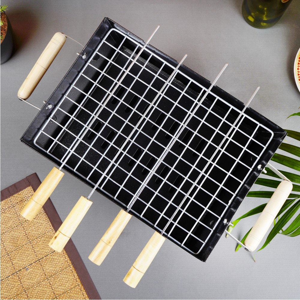 Premium Barbeque Griller Set (Black) by Homez it Price - Buy Online at ...