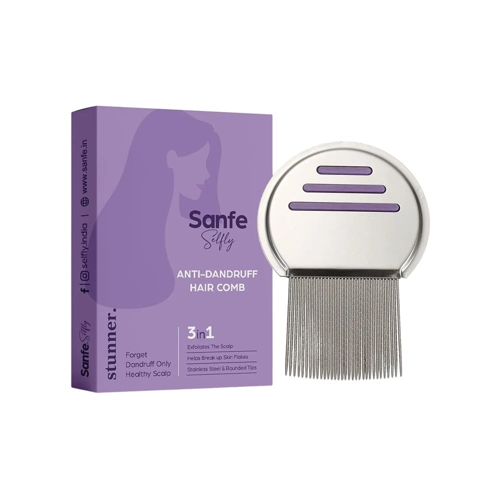 Sanfe Stunner Anti-Dandruff Hair Comb (Purple) Price - Buy Online at ...