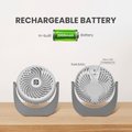 Portronics Toofan Portable Fan (White & Grey, 5W) Price - Buy Online at ...