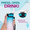 Solara Motivational Sipper Plastic Bottle (Blue Fuschia, 1 L) Price ...