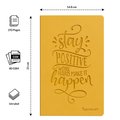 Paperkraft Unruled Debossed Journal (Yellow, 192 Pages) Price - Buy ...