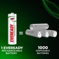 Eveready 1000 Series AA Rechargeable Battery (600 mAh, 1.2V NiMH) Price ...
