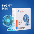 Bajaj ‎Pygmy USB Rechargeable Mini Clip Fan Price - Buy Online at ₹1079 ...