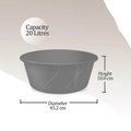 Milton Hercules Basin Bath Tub (Plastic, Blue) Price - Buy Online at ...