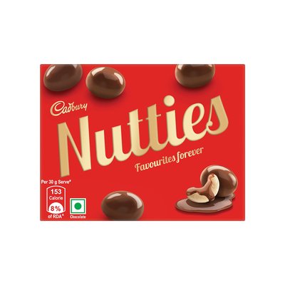Cadbury Nutties Shaped Chocolates - Pack of 2 2x30 g - Buy Cadbury ...