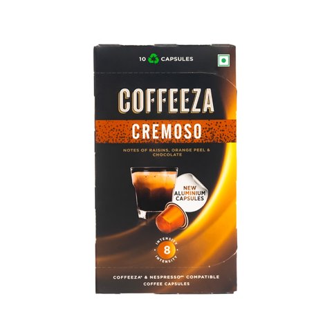 Coffeeza Cremoso Aluminium Coffee Capsules Price - Buy Online at ₹470 ...