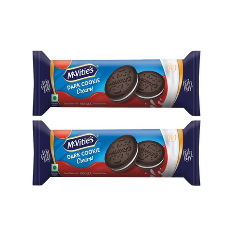 McVitie's Dark Cookie Cream Biscuits - Pack of 2 Price - Buy Online at ...