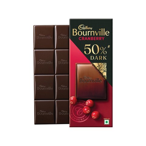 Cadbury Bournville Cranberry Dark Chocolate Bar Price - Buy Online at ...