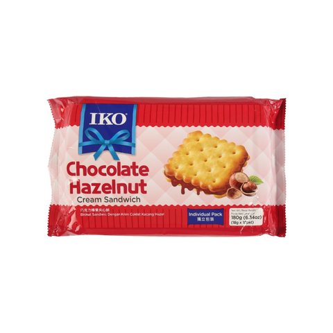 IKO Chocolate Hazelnut Cream Sandwich Cracker Biscuit Price - Buy ...