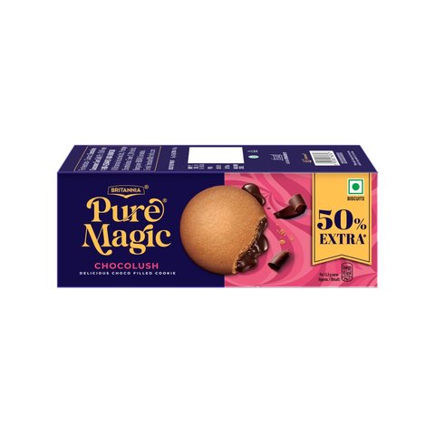 Britannia Pure Magic Chocolush Center Filled Cookies (75 g) Price - Buy ...