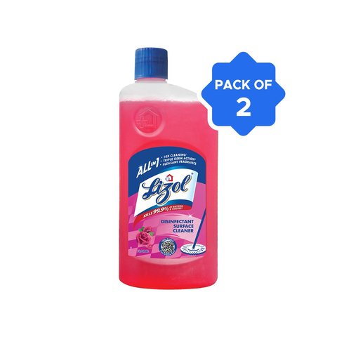 Lizol Disinfectant Surface & Floor Cleaner (Floral) - Pack of 2 Price ...