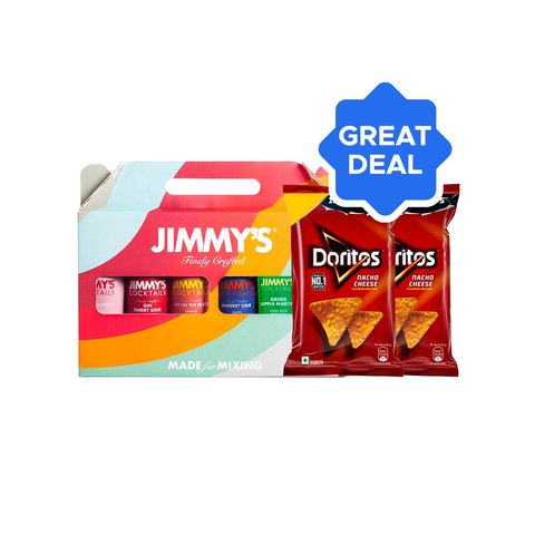 Doritos Cheese Nachos + Doritos Cheese Nachos x 2 + Jimmy's Cocktails ...