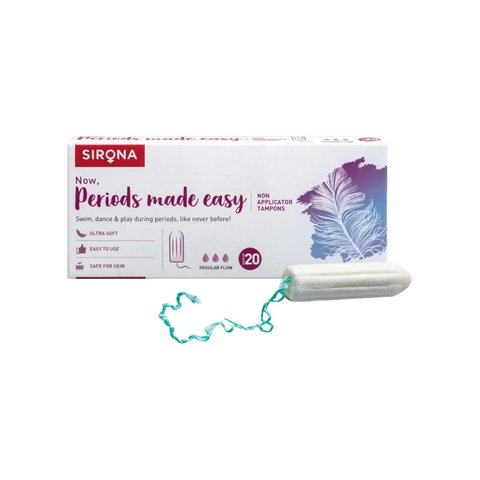 Sirona Premium Non-Applicator Tampons (Regular Flow) Price - Buy Online ...