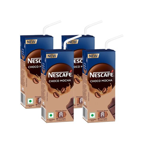 Nescafe Ready to Drink Flavoured Milk - Choco Mocha - Pack of 4 Price ...