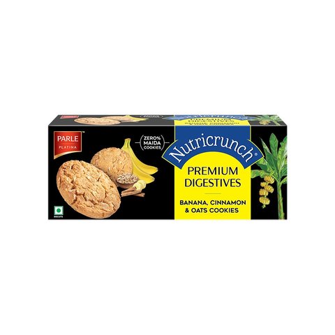 Parle Nutricrunch Premium Banana Cinnamon Oat Cookies Price - Buy ...