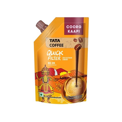 Tata Coffee Quick Decoction Premix Liquid Coorg Kaapi Filter Coffee ...