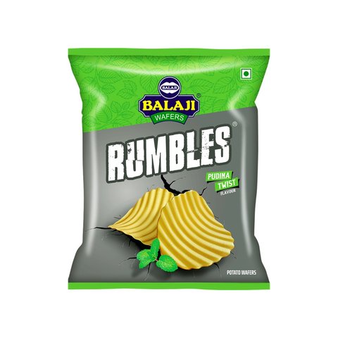 Balaji Rumbles Pudina Twist Potato Wafers Price - Buy Online at Best ...