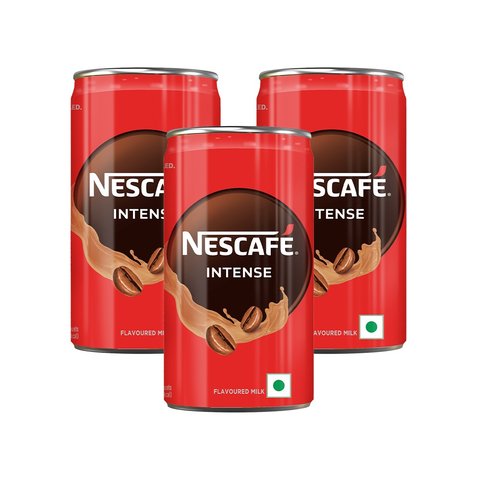 Nescafe Ready to Drink Coffee Flavoured Milk, Intense Cappuccino - Pack ...