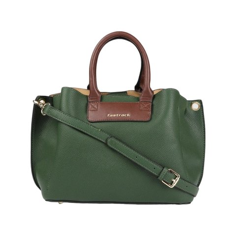 Fastrack Bags Structured Hand Held Satchel Bag (Forest Green) Price ...