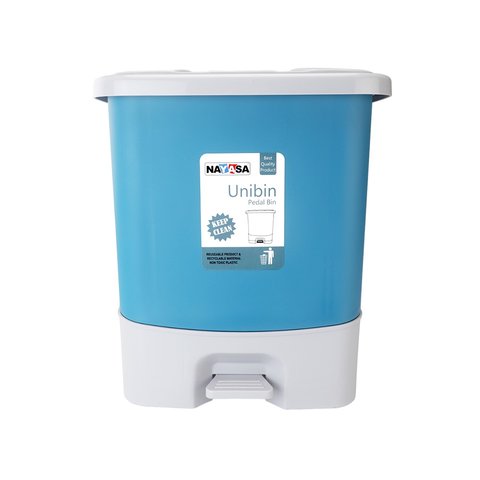 Nayasa Unibin Square Dustbin Small (Plastic, Blue) Price - Buy Online ...