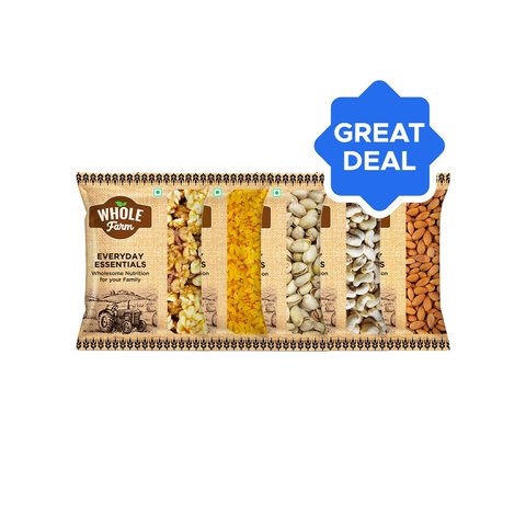 Whole Farm Farm Premium Salted Pistachios + Farm Premium Walnut Kernels ...