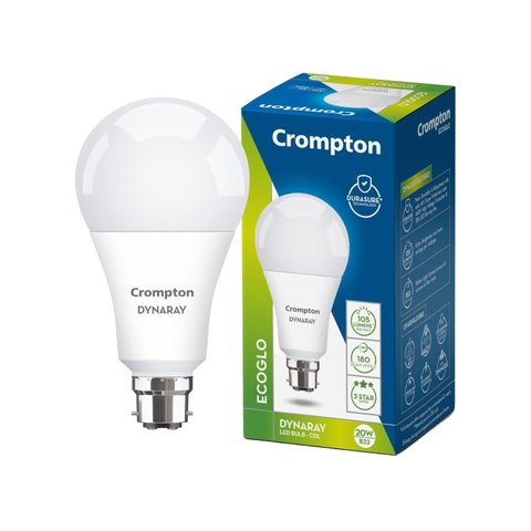 Crompton Ecoglo Dynaray 20W B22 LED Bulb (White) Price - Buy Online at ...