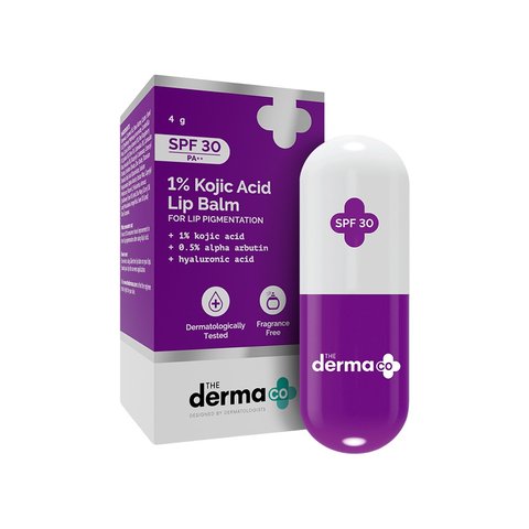 The Derma Co SPF 30 Lip Balm With 1% Kojic Acid Price - Buy Online at ...