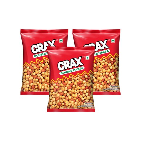 Crax Double Mazza Namkeen, Peanut Mix - Pack of 3 Price - Buy Online at ...